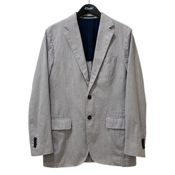 マッシモピオンボ Massimo Piomboシアサッカーストライプジャケット 62075207025【ランク】「中古品・汚れ、ダメージのある商品」【詳細説明】マッシモピオンボのシアサッカーストライプジャケット 62075207025です。...