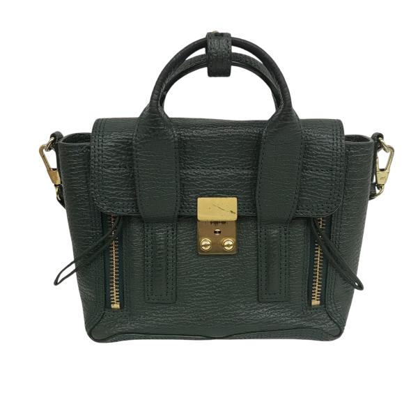 スリーワンフィリップリム 3．1 phillip limショルダーバッグ【ランク】「中古品・汚れ、ダメージのある商品」【詳細説明】スリーワンフィリップリムのショルダーバッグです。【M/L/U】レディース【詳細サイズ】縦幅：約19ｃｍ横幅：約...