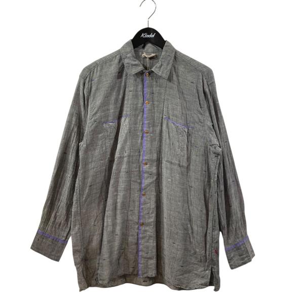 マーティーアンドサンズ MAATEE＆SONS25SS OPEN JAMDANI SHIRTS 長袖シャツ MT5103-0611【ランク】「中古品・比較的綺麗な商品」【詳細説明】マーティーアンドサンズの25SS OPEN JAMDANI ...