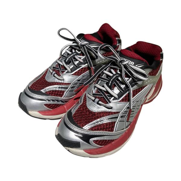 プーマ PUMAVelophasis Phased Intense Red／PUMA Silver ローカットスニーカー 389365-14【ランク】「中古品・比較的綺麗な商品」【詳細説明】プーマのVelophasis Phased Int...