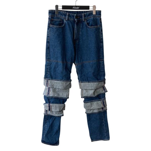 ワイプロジェクト Y． PROJECTClassic Multi Cuff Jean デニムパンツ【ランク】「中古品・比較的綺麗な商品」【詳細説明】ワイプロジェクトのClassic Multi Cuff Jean デニムパンツです。【M/L...