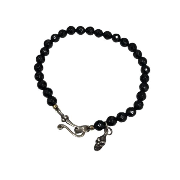 ビルウォールレザー BILL WALL LEATHERオニキス スカル ブレスレット BWBB02【ランク】「中古品・比較的綺麗な商品」【詳細説明】ビルウォールレザーのオニキス スカル ブレスレット BWBB02です。【M/L/U】メンズ【...