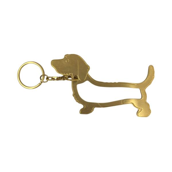 トム・ブラウン Thom Browneキーホルダー【ランク】「中古品・比較的綺麗な商品」【詳細説明】トム・ブラウンのキーホルダーです。【M/L/U】ユニセックス【詳細サイズ】全長：約11．5ｃｍトップ縦幅：約5．0ｃｍトップ横幅：約8．5ｃ...