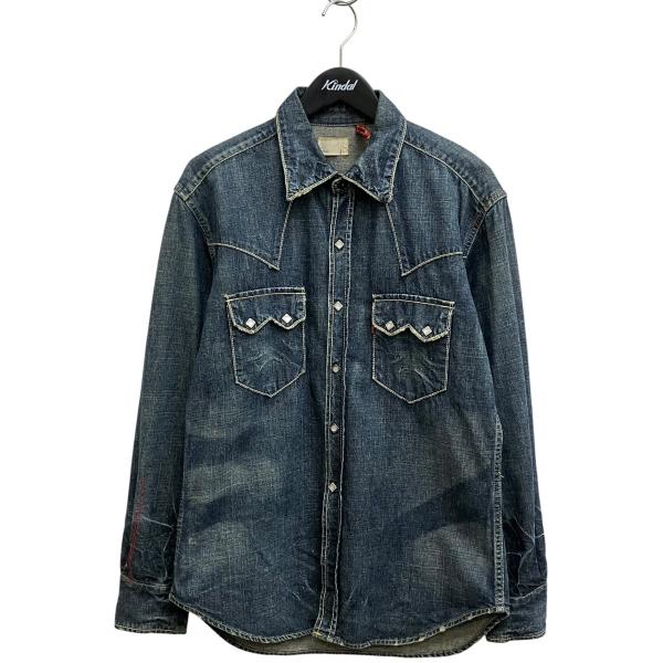 リーバイスレッドループ LEVI’S REDLOOPデニムシャツ【ランク】「中古品・比較的綺麗な商品」【詳細説明】リーバイスレッドループのデニムシャツです。【M/L/U】メンズ【表記サイズ】L【詳細サイズ】着丈：約75ｃｍ肩幅：約47ｃｍ袖...