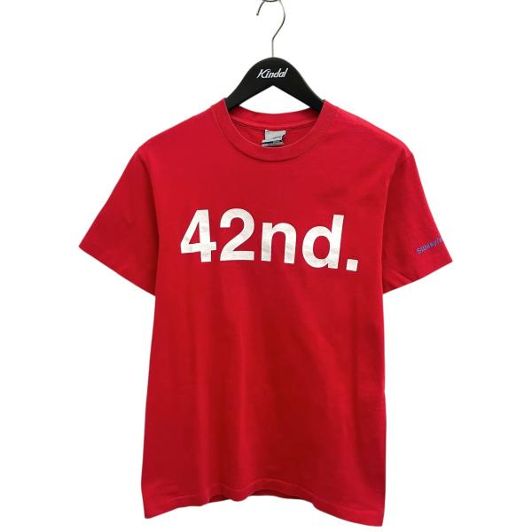 ステューシー stussy90S〜00S 42nd． 半袖Tシャツ【ランク】「中古品・比較的綺麗な商品」【詳細説明】ステューシーの90S〜00S 42nd． 半袖Tシャツです。【M/L/U】メンズ【表記サイズ】S【詳細サイズ】着丈：約66ｃ...