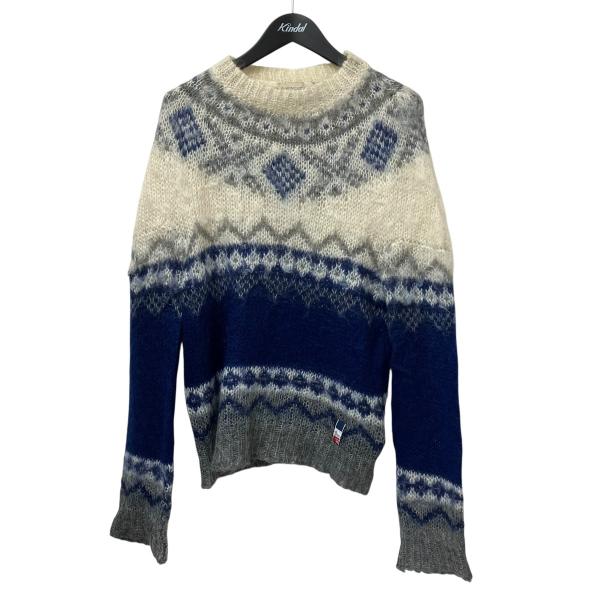 モンクレール×フラグメントデザイン MONCLER×FRAGMENT DESIGNFUJIWARA HIROSHI モヘアニット D209U000352 9909F【ランク】「中古品・比較的綺麗な商品」【詳細説明】モンクレール×フラグメント...