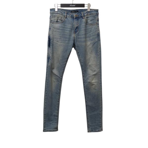 エンブリッシュ) Embellishデニムパンツ【ランク】「中古品・比較的綺麗な商品」【詳細説明】エンブリッシュ)のデニムパンツです。【M/L/U】メンズ【表記サイズ】32【詳細サイズ】ウエスト：約81ｃｍ股上　　：約25ｃｍレングス：約7...