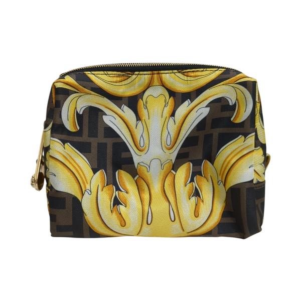 フェンディ×ヴェルサーチ FENDI×VERSACEFENDACE ポーチ【ランク】「中古品・比較的綺麗な商品」【詳細説明】フェンディ×ヴェルサーチのFENDACE ポーチです。【M/L/U】ユニセックス【詳細サイズ】縦幅：約13ｃｍ横幅：...