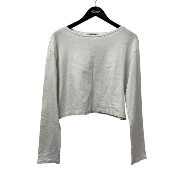 オーラリー AURALEECOTTON JERSEY BOAT NECK P O ロングスリーブカットソー A25SP01PC【ランク】「中古品・比較的綺麗な商品」【詳細説明】オーラリーのCOTTON JERSEY BOAT NECK P ...