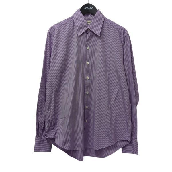 CAMISAS MANOLO CAMISAS MANOLOストライプシャツ【ランク】「中古品・比較的綺麗な商品」【詳細説明】CAMISAS MANOLOのストライプシャツです。【M/L/U】メンズ【表記サイズ】46【詳細サイズ】着丈：約75...