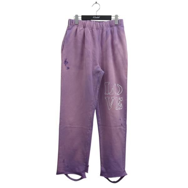 カミヤ KAMIYALOVE Printed Sweat Pants スウェットパンツ G12PT059【ランク】「中古品・比較的綺麗な商品」【詳細説明】カミヤのLOVE Printed Sweat Pants スウェットパンツ G12PT...