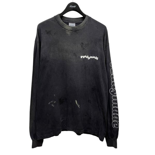 レディメイド READYMADELS T DESTRUCTION BLACK 長袖Tシャツ RE-CO-BK-00-00-283【ランク】「中古品・比較的綺麗な商品」【詳細説明】レディメイドのLS T DESTRUCTION BLACK 長...
