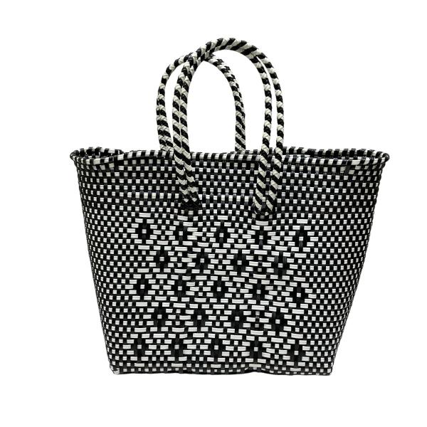 レトラ letraMERCADO BAG カゴバッグ【ランク】「中古品・比較的綺麗な商品」【詳細説明】レトラのMERCADO BAG カゴバッグです。【M/L/U】レディース【詳細サイズ】縦幅：約30ｃｍ横幅：約42ｃｍマチ：約16ｃｍショ...