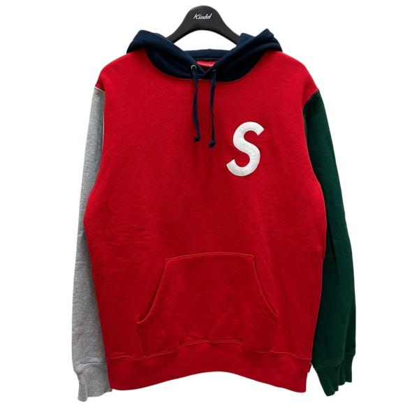 シュプリーム Supreme19SS S LOGO Colorblocked Hooded Sweat プルオーバーパーカー【ランク】「中古品・比較的綺麗な商品」【詳細説明】シュプリームの19SS S LOGO Colorblocked H...