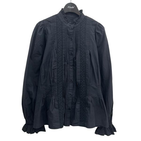 スローブイエナ SLOBE IENAcrinkle rebuilt neck embroidery blouse エンブロイダリーブラウス 25-051-913-0001-3-0【ランク】「新古品・タグ付きや未使用に近いUSED品」【詳細説...