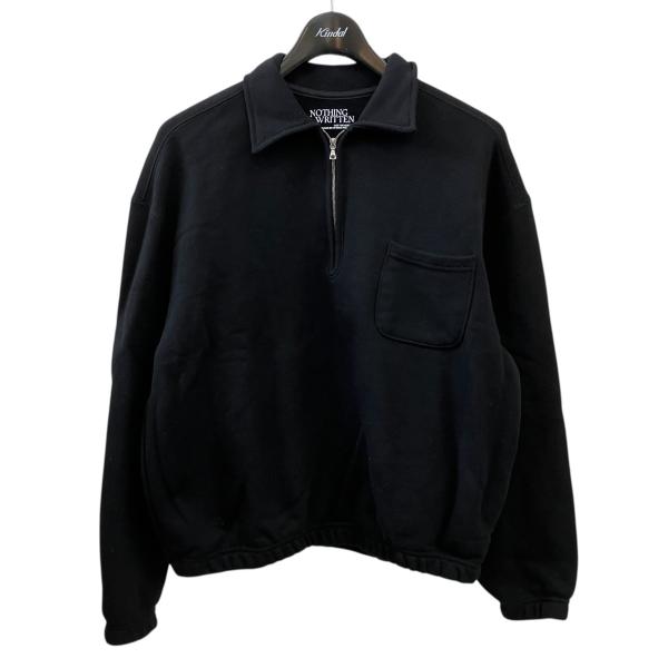 ナッシングリトゥン NOTHING WRITTENハーフジップスウェット【ランク】「中古品・比較的綺麗な商品」【詳細説明】ナッシングリトゥンのハーフジップスウェットです。【M/L/U】レディース【詳細サイズ】着丈：約58ｃｍ肩幅：約55ｃｍ...