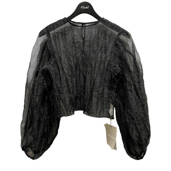 ラインヴァンド LEINWANDERecycle Organdy Pleats Top ブラウス 0222010406【ランク】「新古品・タグ付きや未使用に近いUSED品」【詳細説明】ラインヴァンドのRecycle Organdy Plea...