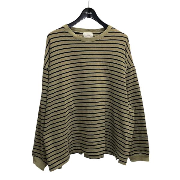 エビコン EVCONBORDER WIDE L／S TEE 長袖カットソー 223-91104【ランク】「中古品・比較的綺麗な商品」【詳細説明】エビコンのBORDER WIDE L／S TEE 長袖カットソー 223-91104 です。【M...