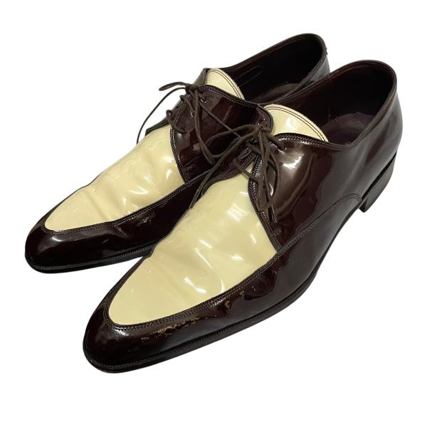 ア．マネッティ A．MANETTIパテント レザーシューズ【ランク】「中古品・比較的綺麗な商品」【詳細説明】ア．マネッティのパテント レザーシューズです。【M/L/U】メンズ【表記サイズ】8【詳細サイズ】全高　　　：約9ｃｍソール全長：約3...