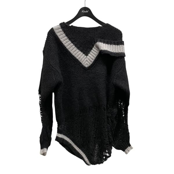 シュープ shoop24SS MOHAIR DROPPED STITCH V NECK JUMPER ニット【ランク】「中古品・比較的綺麗な商品」【詳細説明】シュープの24SS MOHAIR DROPPED STITCH V NECK JU...