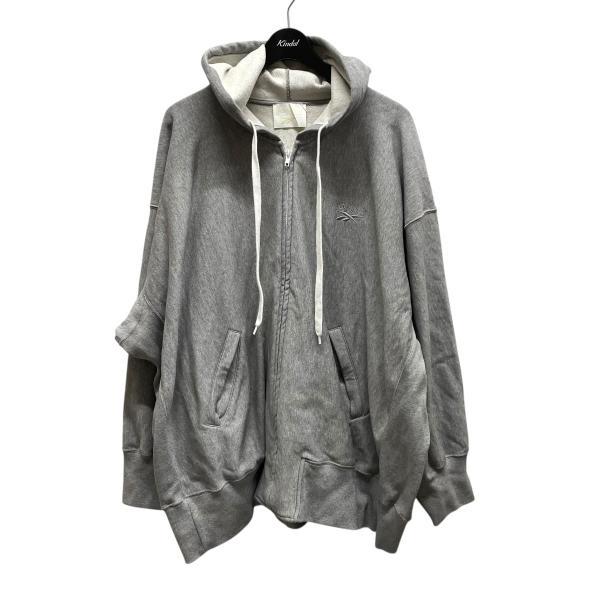 ヘドメイナー×リーボック Hed Mayner×REEBOKジップパーカー RMB007C99FAB0010800【ランク】「中古品・比較的綺麗な商品」【詳細説明】ヘドメイナー×リーボックのジップパーカー RMB007C99FAB00108...