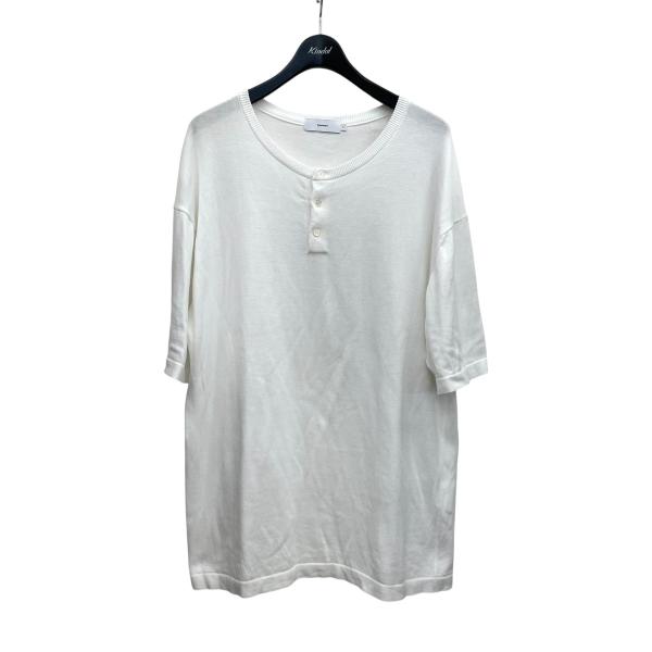 グラフペーパー GraphpaperSuvin S／S Henley Neck Knit ヘンリーネックカットソー GM201-80120B【ランク】「中古品・比較的綺麗な商品」【詳細説明】グラフペーパーのSuvin S／S Henley ...