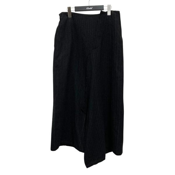 ワイズ Y’sWOOL PINSTRIPE LEFT SIDE PATCH SKIRT PANTS スカンツ YO P18 107【ランク】「中古品・比較的綺麗な商品」【詳細説明】ワイズのWOOL PINSTRIPE LEFT SIDE P...