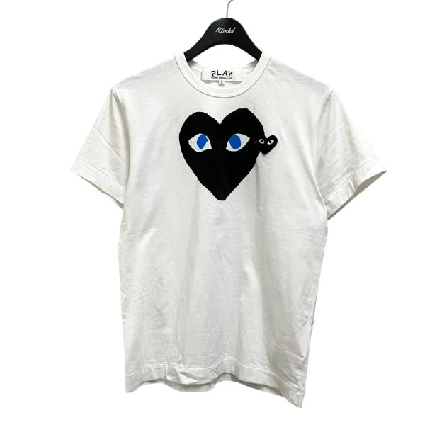プレイコムデギャルソン PLAY COMME des GARCONSBLUE EYES-BLACK MINI HEART 半袖Tシャツ AX T088【ランク】「中古品・汚れ、ダメージのある商品」【詳細説明】プレイコムデギャルソンのBLUE...