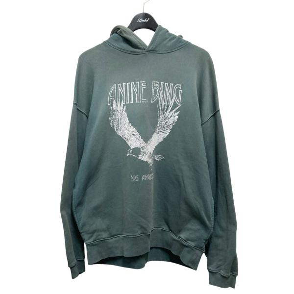 アニンビン Anine BingAsh Eagle Hoodie プルオーバーパーカー A 08 6264 310【ランク】「中古品・汚れ、ダメージのある商品」【詳細説明】アニンビンのAsh Eagle Hoodie プルオーバーパーカー ...