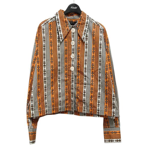 メリル ロッゲ Meryll Roggeシャツジャケット WS22400【ランク】「中古品・比較的綺麗な商品」【詳細説明】メリル ロッゲのシャツジャケット WS22400です。【M/L/U】レディース【表記サイズ】38【詳細サイズ】着丈：約...