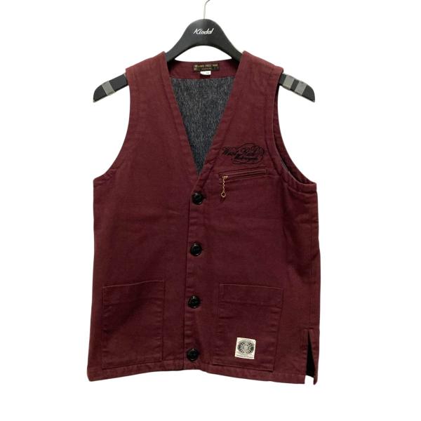 ウエストライド WEST RIDEワークベスト【ランク】「中古品・比較的綺麗な商品」【詳細説明】ウエストライドのワークベストです。【M/L/U】メンズ【表記サイズ】34【詳細サイズ】着丈：約60ｃｍ肩幅：約30ｃｍ身幅：約44ｃｍ裾幅：約4...