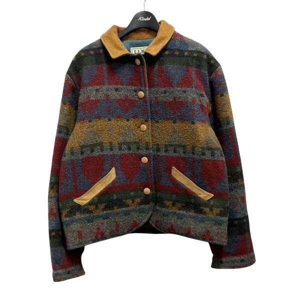エルエルビーン L．L．BeanMade in U．S．A． ネイティブ柄ジャケット J130【ランク】「中古品・比較的綺麗な商品」【詳細説明】エルエルビーンのMade in U．S．A． ネイティブ柄ジャケット J130です。【M/L/U...