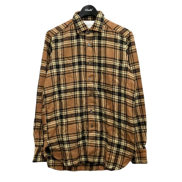 バグッタ BAGUTTABrooklyn チェックシャツ 11513【ランク】「中古品・比較的綺麗な商品」【詳細説明】バグッタのBrooklyn チェックシャツ 11513 です。【M/L/U】メンズ【表記サイズ】S【詳細サイズ】着丈：約7...