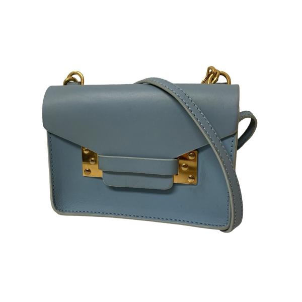 ソフィーヒュルム SOPHIE HULMEショルダーバッグ【ランク】「中古品・汚れ、ダメージのある商品」【詳細説明】ソフィーヒュルムのショルダーバッグです。【M/L/U】レディース【詳細サイズ】縦幅：約10ｃｍ横幅：約15ｃｍマチ：約5ｃｍ...