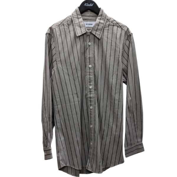 ヘドメイナー Hed Maynerストライプシャツ【ランク】「新古品・タグ付きや未使用に近いUSED品」【詳細説明】ヘドメイナーのストライプシャツです。【M/L/U】メンズ【表記サイズ】S【詳細サイズ】着丈：約78ｃｍ肩幅：約42ｃｍ袖丈：...