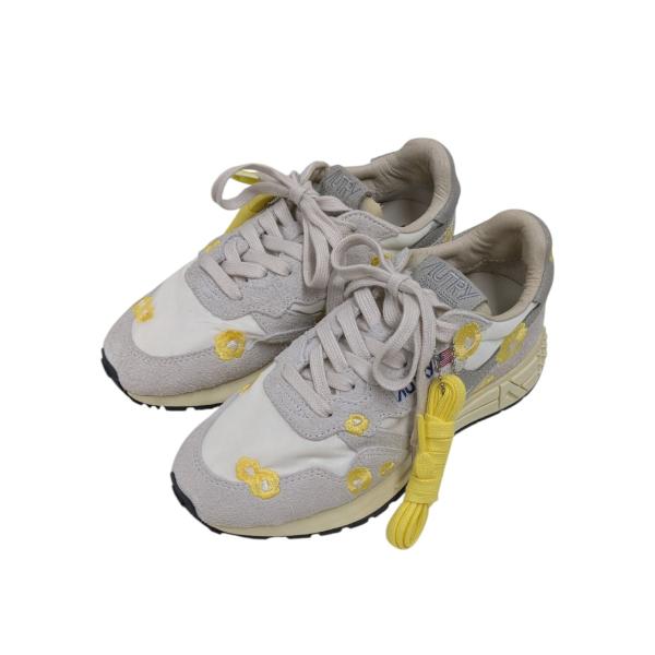 オートリー AUTRYREELWIND LOW WWLM フラワー 刺繍ローカットスニーカー【ランク】「新古品・タグ付きや未使用に近いUSED品」【詳細説明】オートリーのREELWIND LOW WWLM フラワー 刺繍ローカットスニーカー...