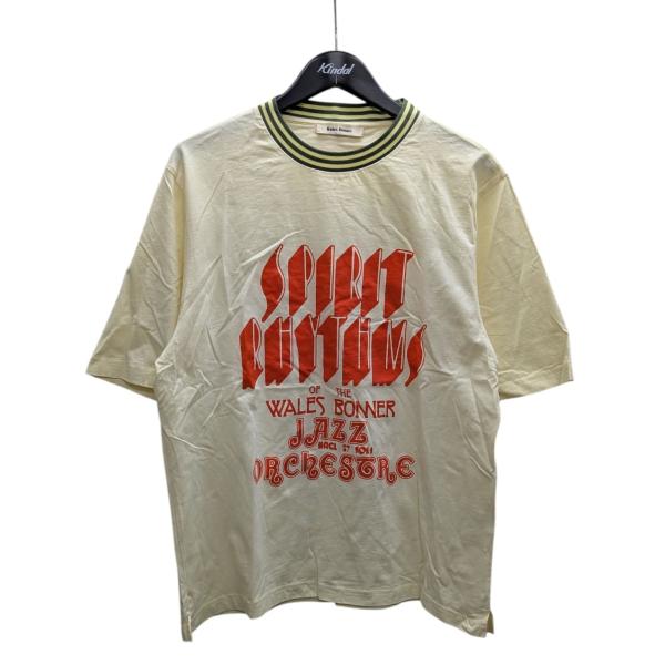 ウェールズボナー WALES BONNERVOLTA JAZZ PHYTHNO T-SHIRT プリントTシャツ MS22JE04-JE01-150【ランク】「中古品・比較的綺麗な商品」【詳細説明】ウェールズボナーのVOLTA JAZZ P...