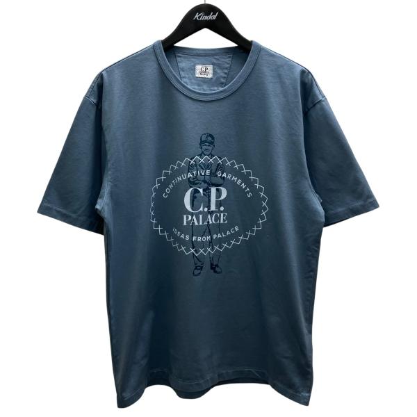 シーピーカンパニー×パレス C．P COMPANY×PALACEプリントTシャツ【ランク】「中古品・比較的綺麗な商品」【詳細説明】シーピーカンパニー×パレスのプリントTシャツです。【M/L/U】メンズ【表記サイズ】M【詳細サイズ】着丈：約6...