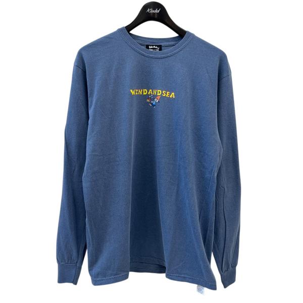 ウィンダンシー WIND AND SEA×PARAPPA THE RAPPERPARAPPA＆CCTC CHICKEN 長袖プリントTシャツ WDS-PARAPPA-07【ランク】「新古品・タグ付きや未使用に近いUSED品」【詳細説明】ウィ...