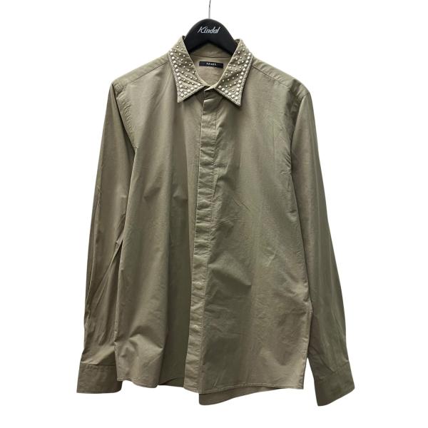 ターク TAAKKエンブロイダリーシャツ【ランク】「中古品・比較的綺麗な商品」【詳細説明】タークのエンブロイダリーシャツです。【M/L/U】メンズ【表記サイズ】3【詳細サイズ】着丈：約75ｃｍ肩幅：約43ｃｍ袖丈：約67ｃｍ身幅：約53ｃｍ...