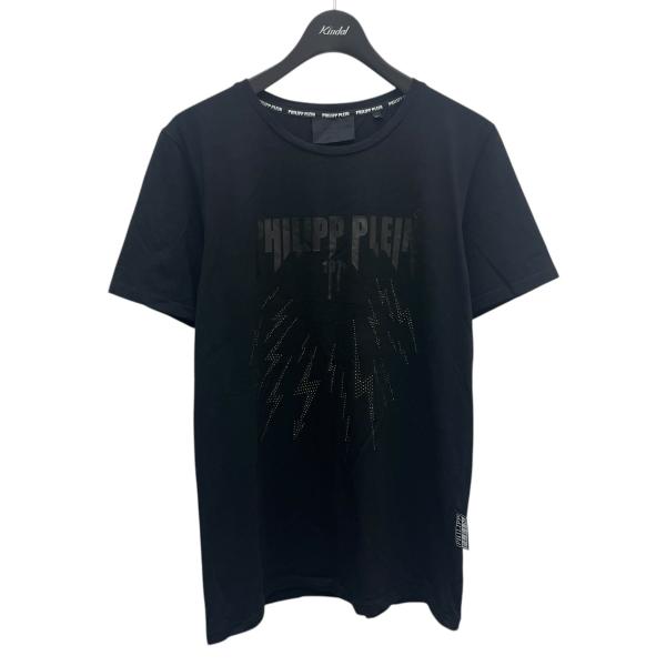 フィリッププレイン PHILIPP PLEINビジューTシャツ【ランク】「中古品・比較的綺麗な商品」【詳細説明】フィリッププレインのビジューTシャツです。【M/L/U】メンズ【表記サイズ】XL【詳細サイズ】着丈：約70ｃｍ肩幅：約42ｃｍ袖...