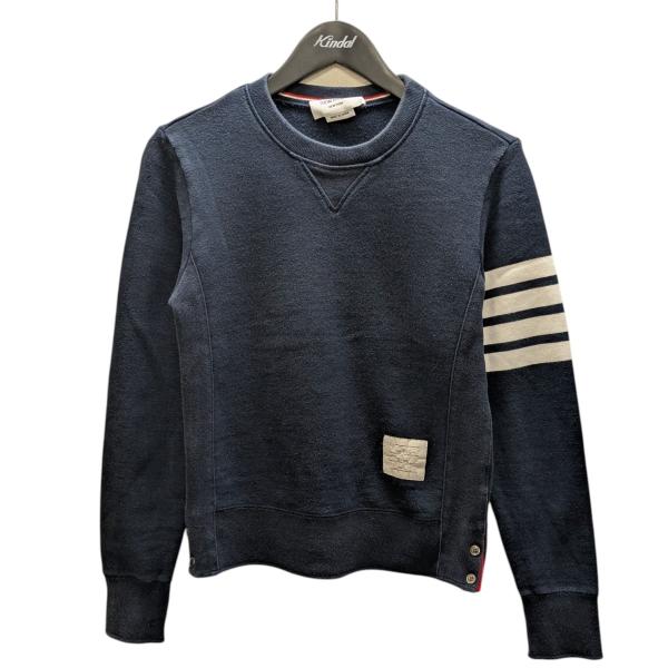 トム・ブラウン Thom Browne4ラインスウェット【ランク】「中古品・汚れ、ダメージのある商品」【詳細説明】トム・ブラウンの4ラインスウェットです。【M/L/U】メンズ【表記サイズ】サイズ表記なし【詳細サイズ】着丈：約53ｃｍ肩幅：約...