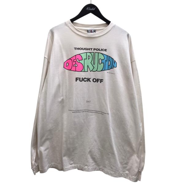 セントマイケル SAINT MICHAELLS TEE   DISTRUCTION プリントロングTシャツ SM-YS8-0000-019【ランク】「中古品・比較的綺麗な商品」【詳細説明】セントマイケルのLS TEE   DISTRUCTI...