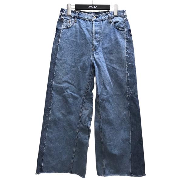 プロトタイプス PROTOTYPES24AW デニムパンツ【ランク】「中古品・比較的綺麗な商品」【詳細説明】プロトタイプスの24AW デニムパンツです。【M/L/U】メンズ【表記サイズ】S/M【詳細サイズ】ウエスト：約76ｃｍ股上　　：約3...