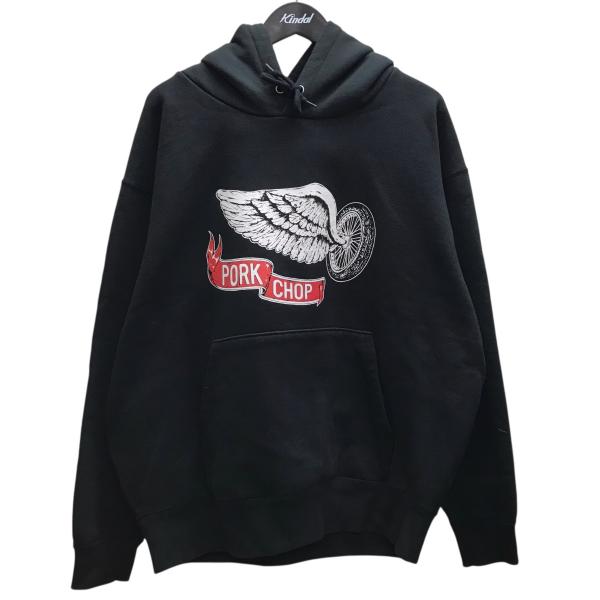 ポークチョップ×マシス PORK CHOP×MASSESSWEAT HOODED FLYING WEEL P プリントフーディ【ランク】「中古品・比較的綺麗な商品」【詳細説明】ポークチョップ×マシスのSWEAT HOODED FLYING ...