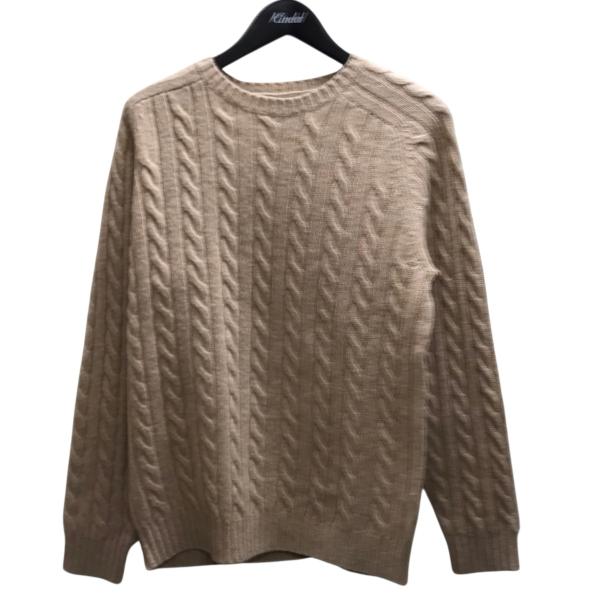 ビームスプラス BEAMS PLUSCrew Cable 5G ケーブルニット【ランク】「中古品・比較的綺麗な商品」【詳細説明】ビームスプラスのCrew Cable 5G ケーブルニットです。【M/L/U】メンズ【表記サイズ】M【詳細サイズ...