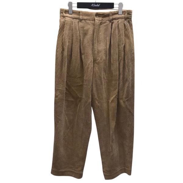 ヘドメイナー Hed Mayner2タックコーデュロィパンツ【ランク】「中古品・比較的綺麗な商品」【詳細説明】ヘドメイナーの2タックコーデュロィパンツです。【M/L/U】メンズ【表記サイズ】48【詳細サイズ】ウエスト：約81ｃｍ股上　　：約...