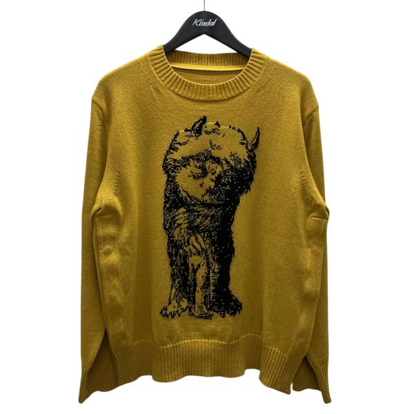 サカイ sacaiWHERE THE WILD THINGS ARE Wool Knit Pullover ウールニット【ランク】「中古品・比較的綺麗な商品」【詳細説明】サカイのWHERE THE WILD THINGS ARE Wool ...