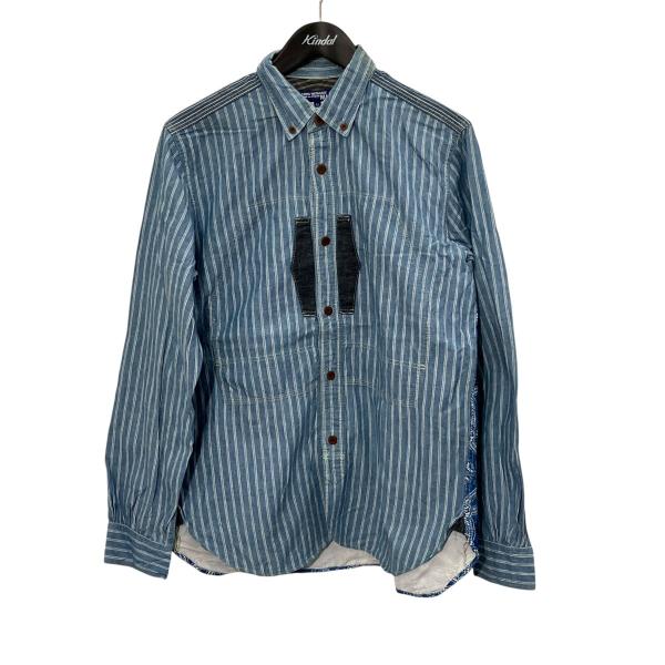 コムデギャルソン ジュンヤワタナベ マン CDG JUNYA WATANABE MANストライプ ボタンダウンシャツ WO-B032【ランク】「中古品・汚れ、ダメージのある商品」【詳細説明】コムデギャルソン ジュンヤワタナベ マンのストライ...