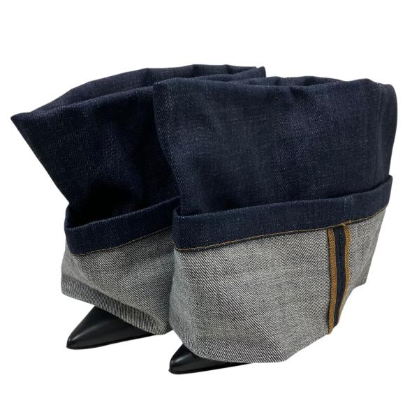 ロエベ LOEWEDENIM FOLDES BOOT デニム フォールド ブーツ【ランク】「新古品・タグ付きや未使用に近いUSED品」【詳細説明】ロエベのDENIM FOLDES BOOT デニム フォールド ブーツです。【M/L/U】レデ...